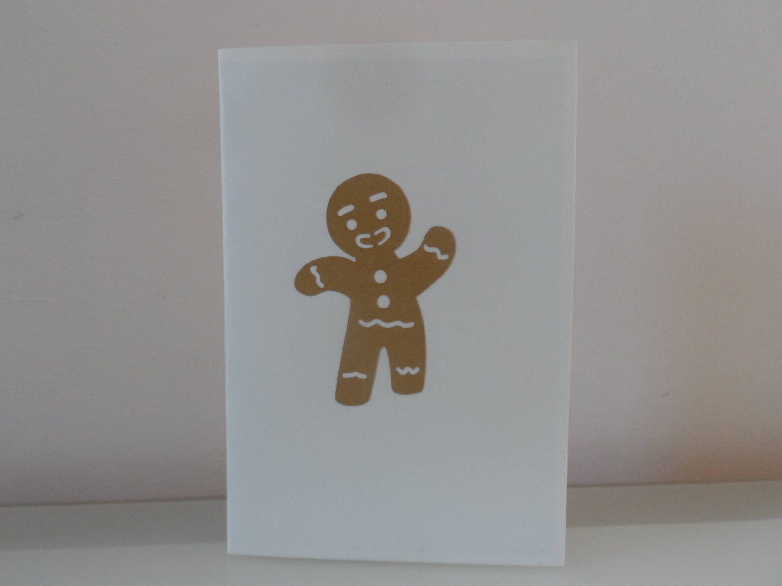 Gingerbread Man Gingy - Cookies - Biscuits - 3D Pop up Card- -birthday ...