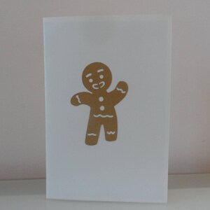 Gingerbread Man Gingy - Cookies - Biscuits - 3D Pop up Card- -birthday ...