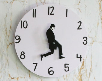 Black White Clock - Etsy