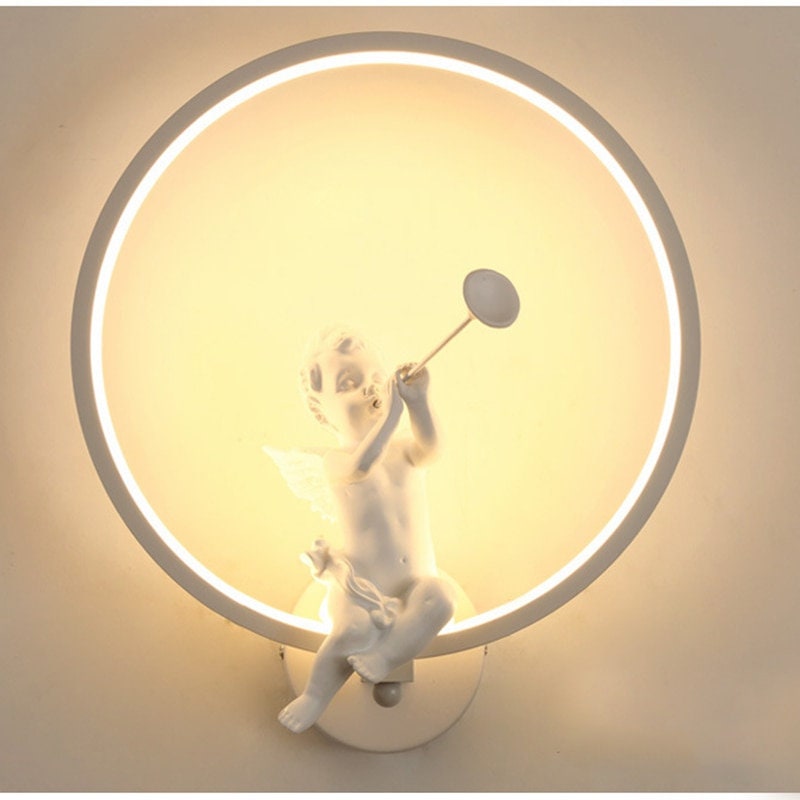 Modern Angel Wall Lamp Creative Wall Lights Fixture Led | Etsy