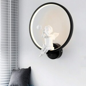Modern Angel Wall Lamp Creative Wall Lights Fixture Led - Etsy