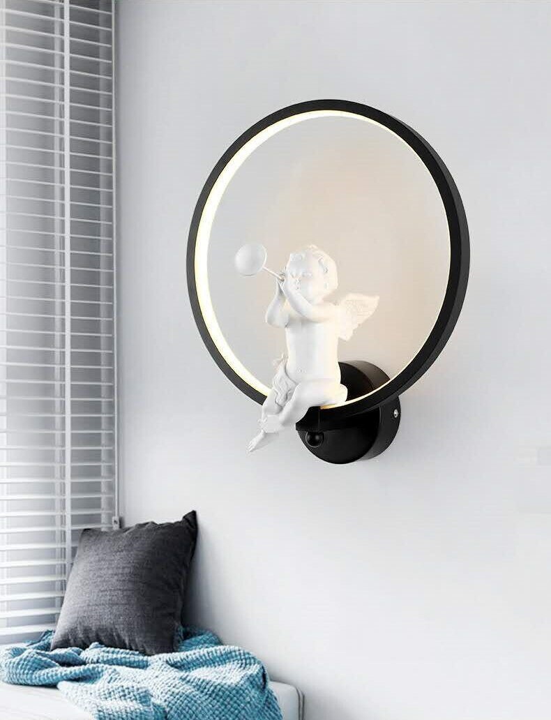 Modern Angel Wall Lamp Creative Wall Lights Fixture Led | Etsy