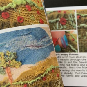 Mini Textile Landscape Poppy Meadow Kit - Etsy