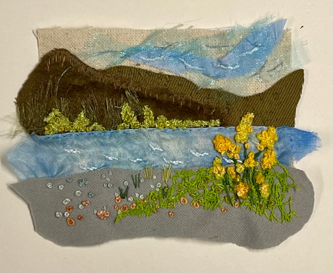 Lakes and Coasts Mini Embroidery Kit - Buttermere - Etsy