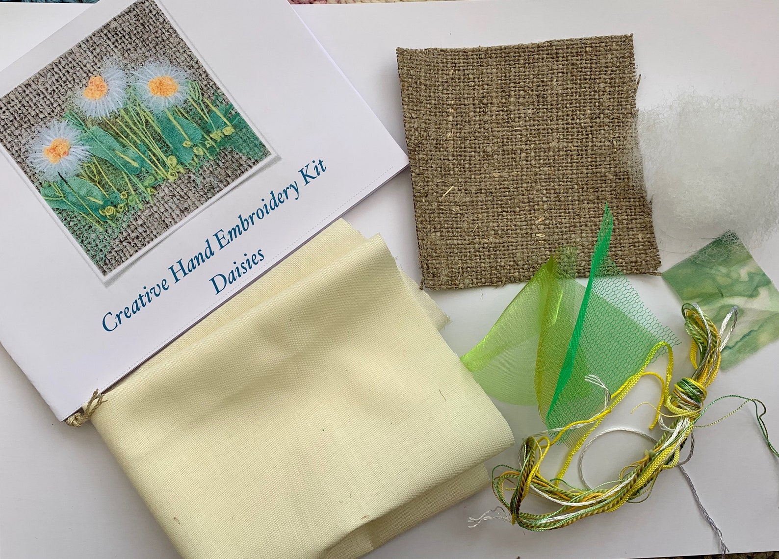 Daisy Creative Embroidery Kit - Etsy