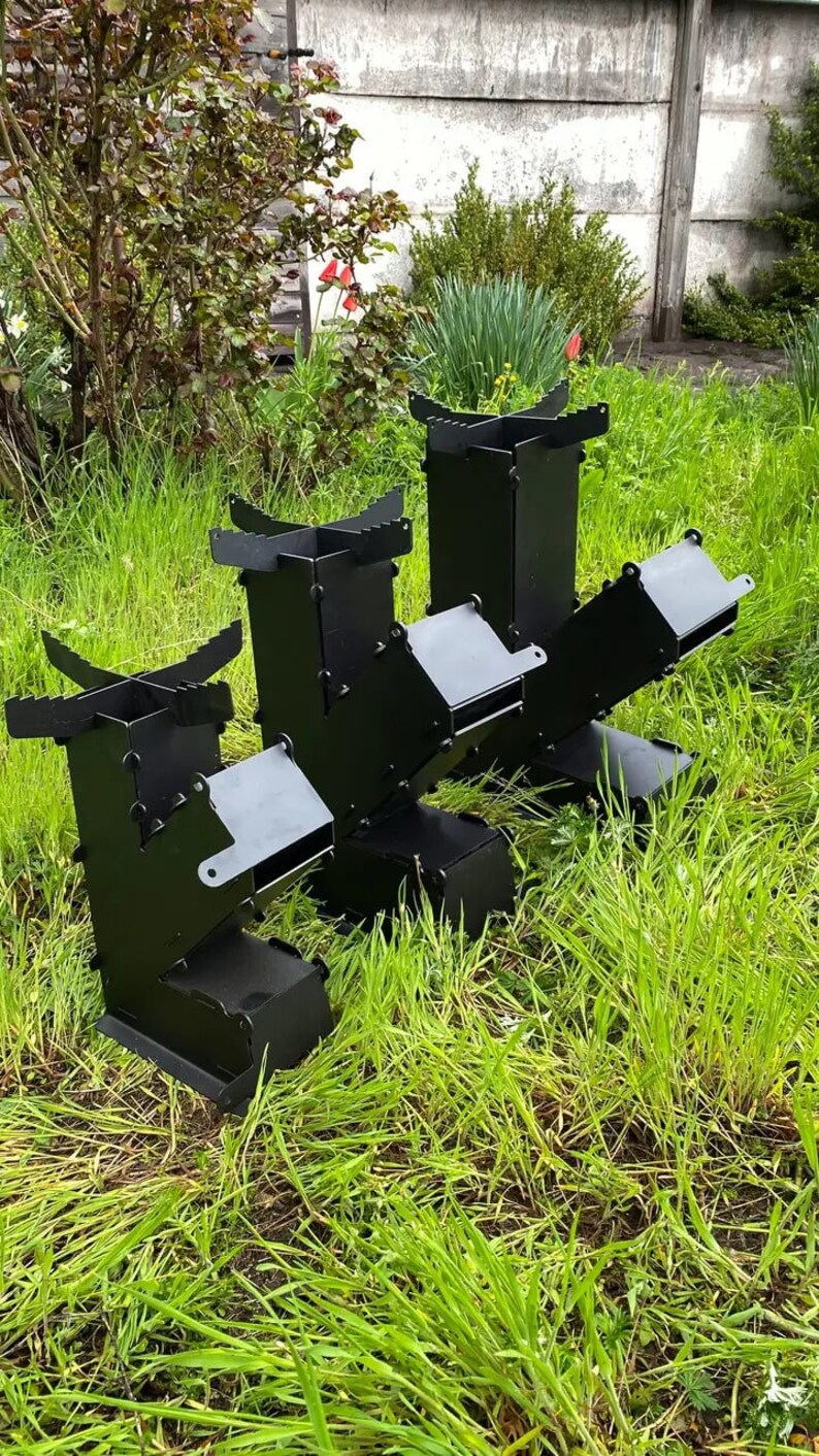 Camping Small Collapsible Turbo Stove 2mm - Etsy