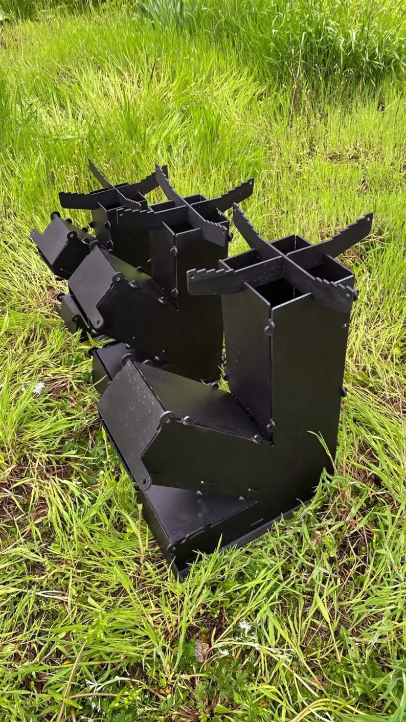 Camping Small Collapsible Turbo Stove 2mm - Etsy