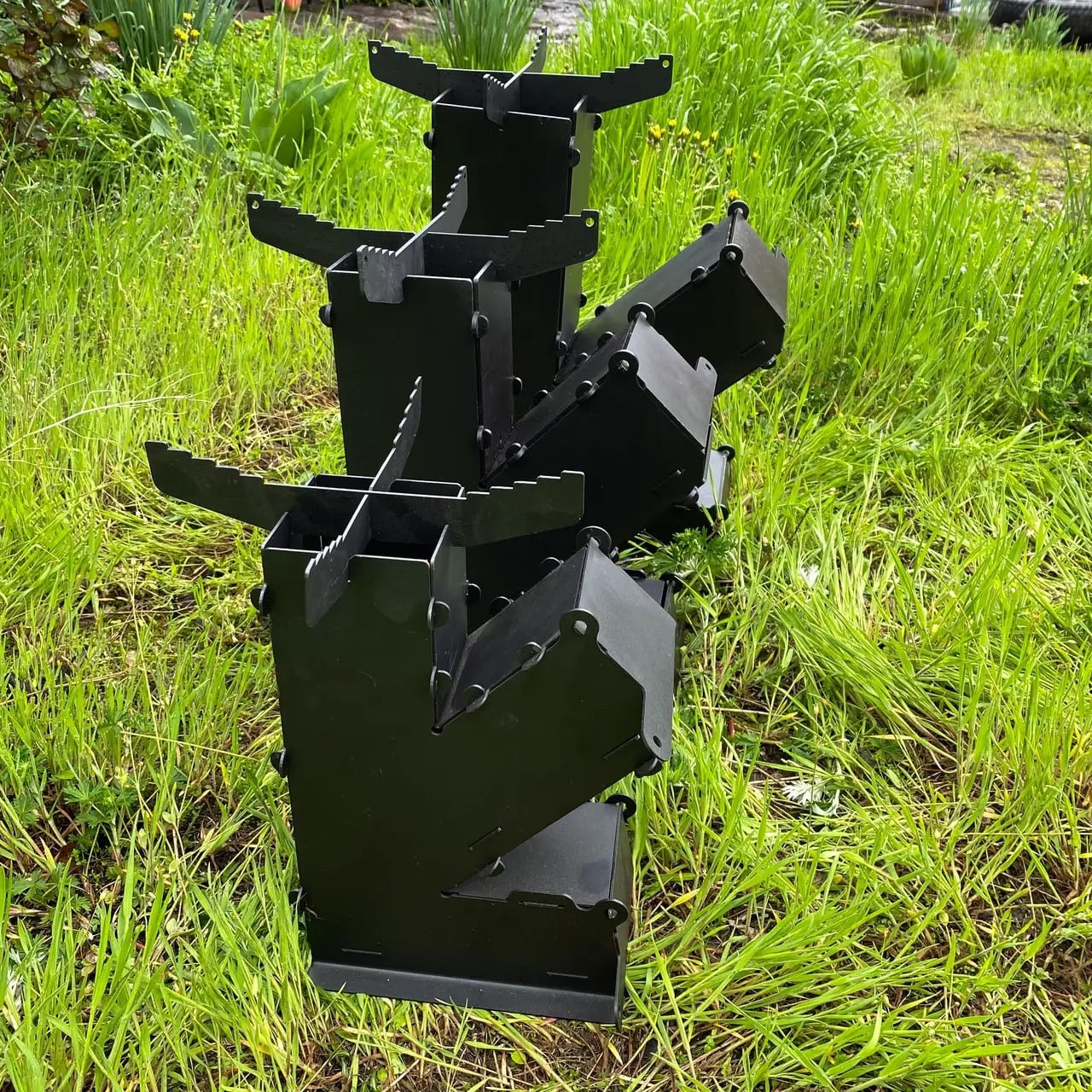 Camping Small Collapsible Turbo Stove 2mm - Etsy