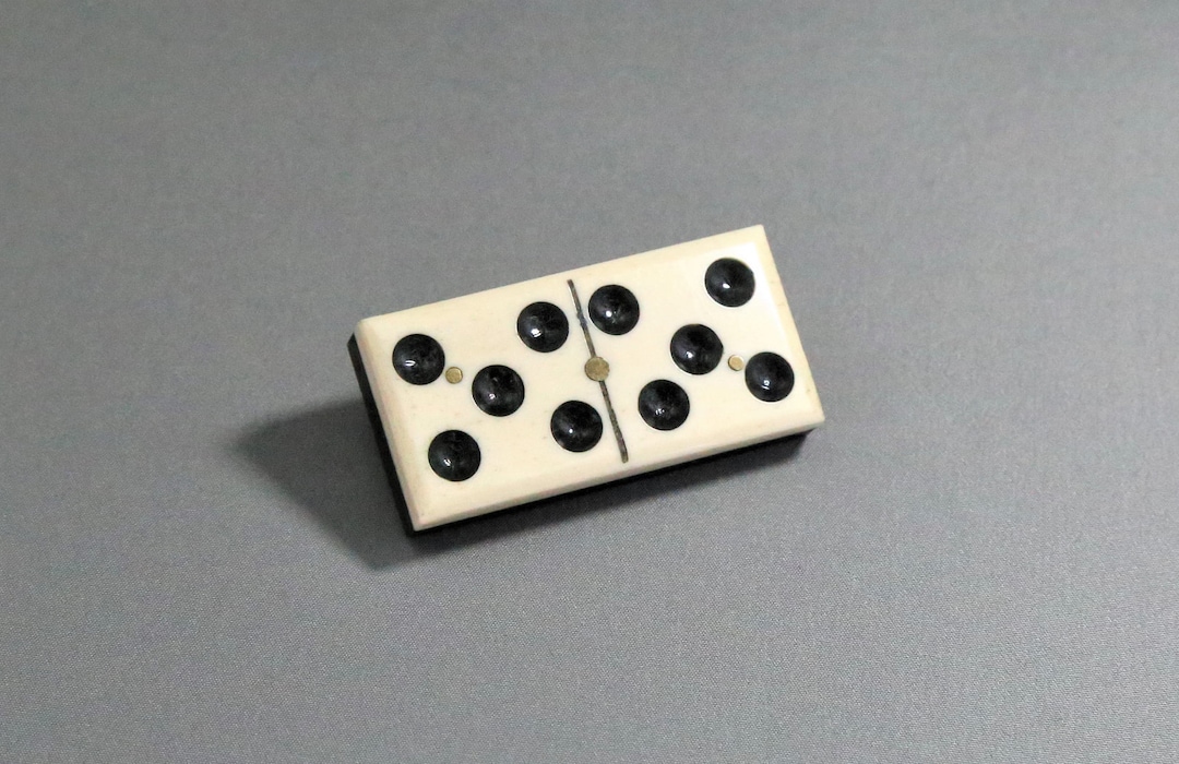 Domino Brooch, Domino Pin, Vintage Dominos - Etsy
