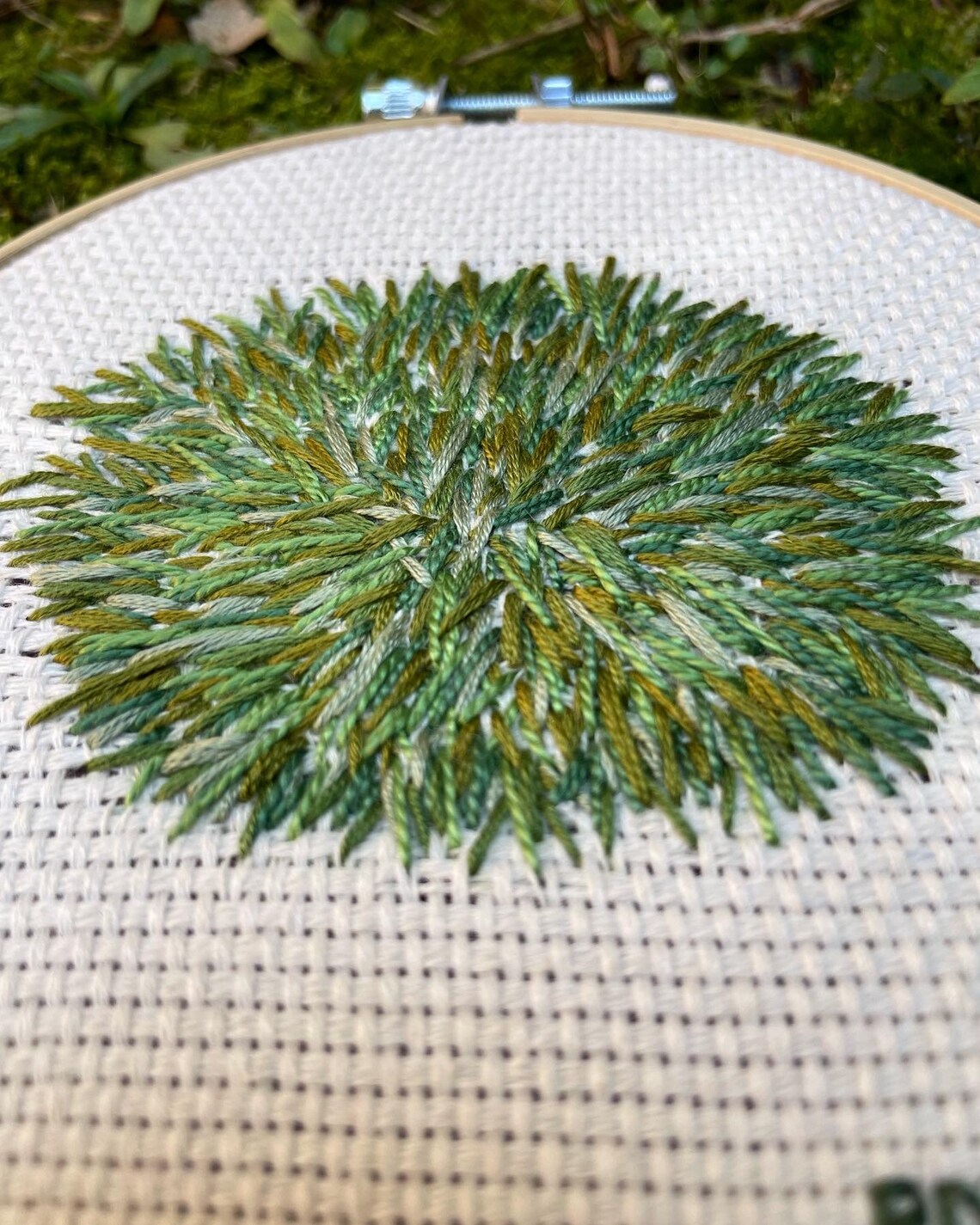 Moss Embroidery / Moss Art / Nature Art / Forest Art / Cottagecore Art ...