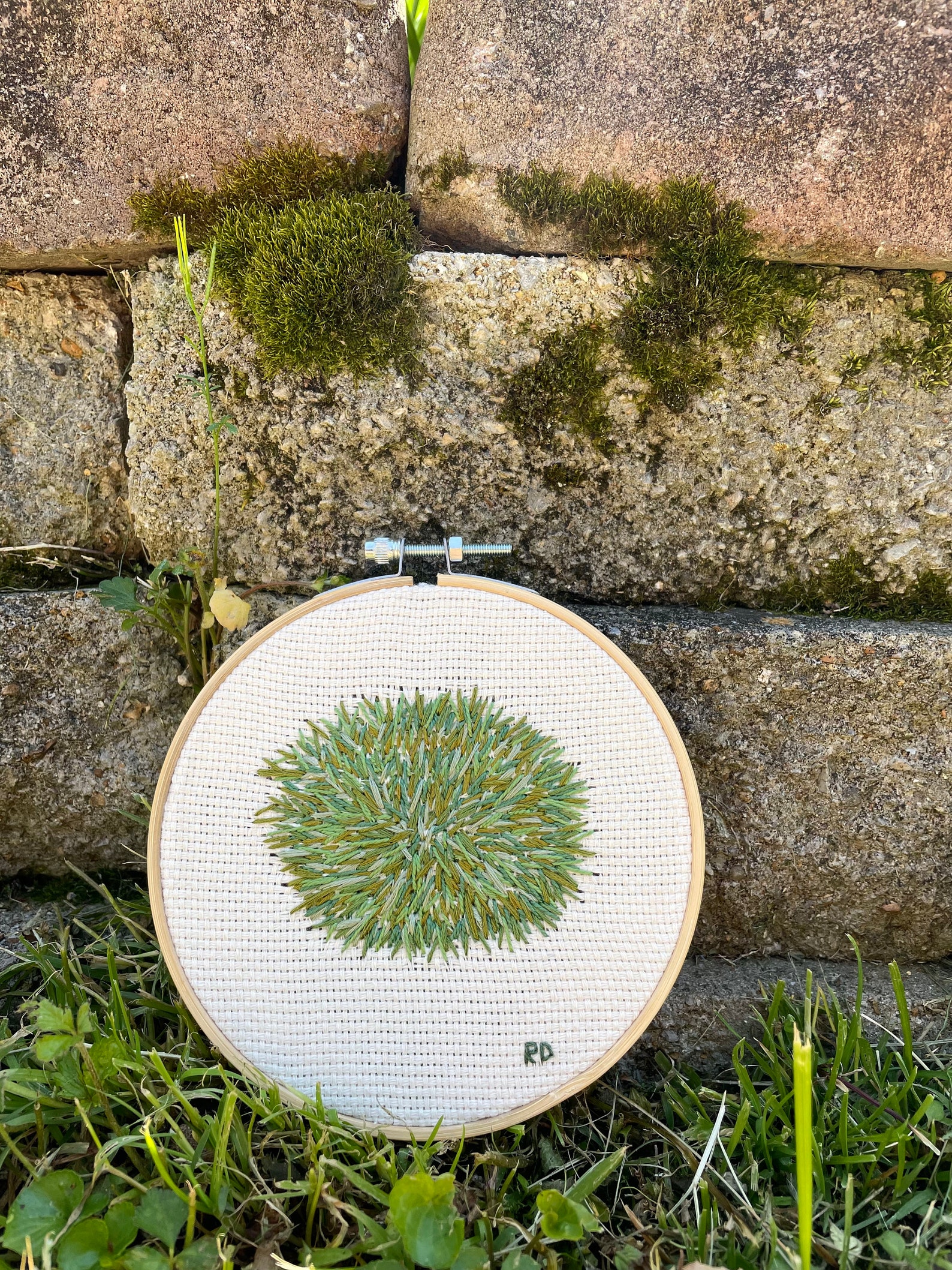 Moss Embroidery / Moss Art / Nature Art / Forest Art / Cottagecore Art ...