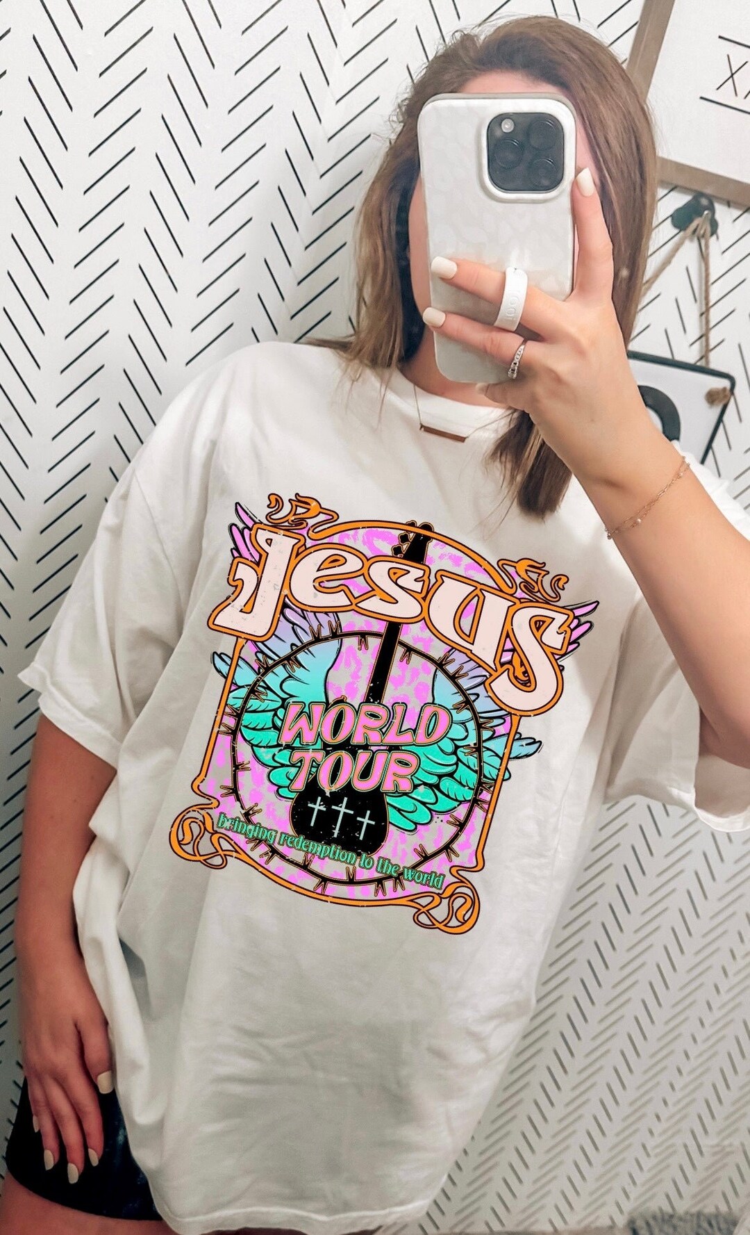 Jesus World Tour Tee - Etsy