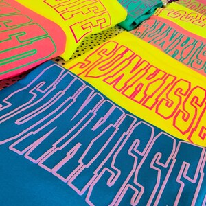 Sunkissed Puff Print Tee - Etsy