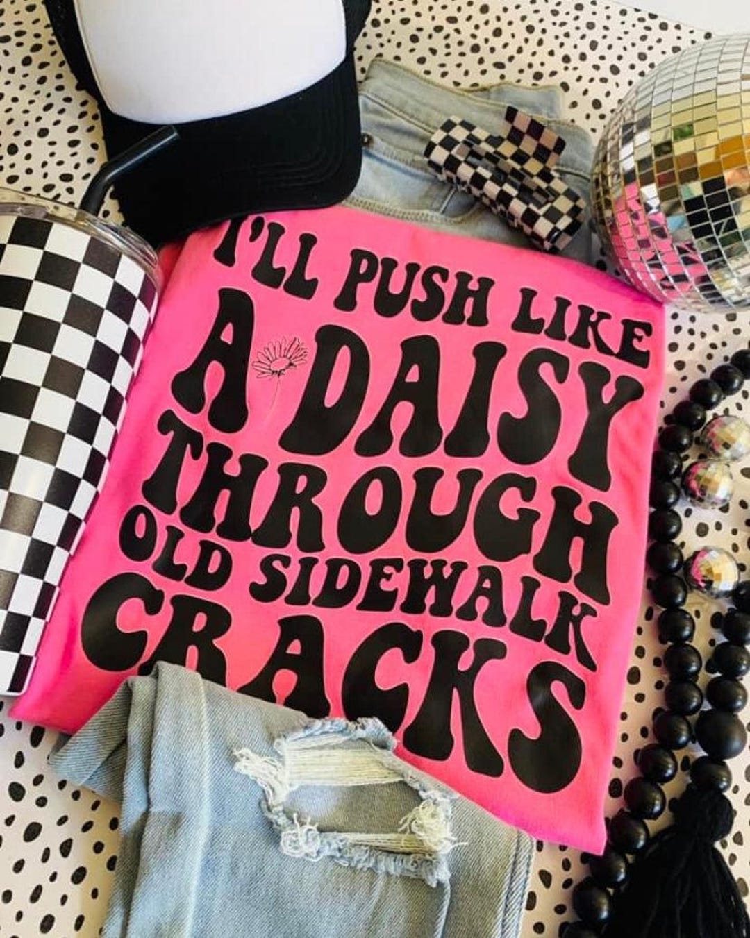 I'll Push Like A Daisy Tee - Etsy