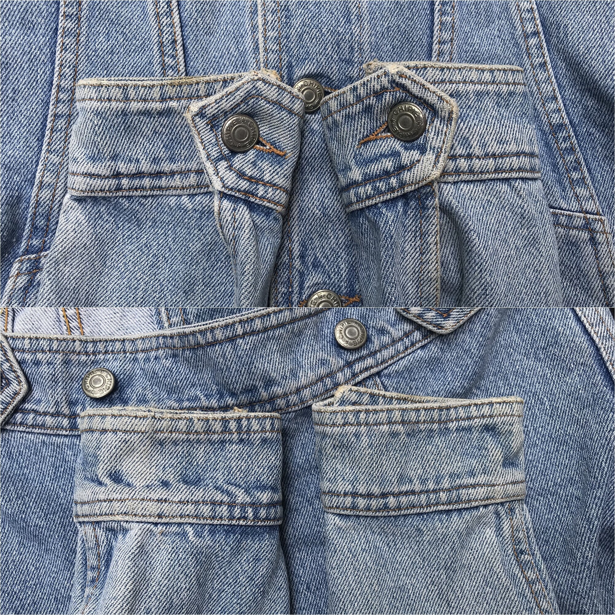 Chipie Washed Denim Trucker Jacket Medium - Etsy