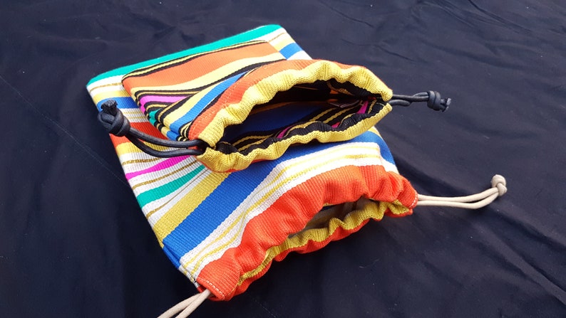 Jean Charles De Castelbajac Multi Color Stripe Drawstring Bags - Etsy