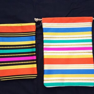 Jean Charles De Castelbajac Multi Color Stripe Drawstring Bags - Etsy