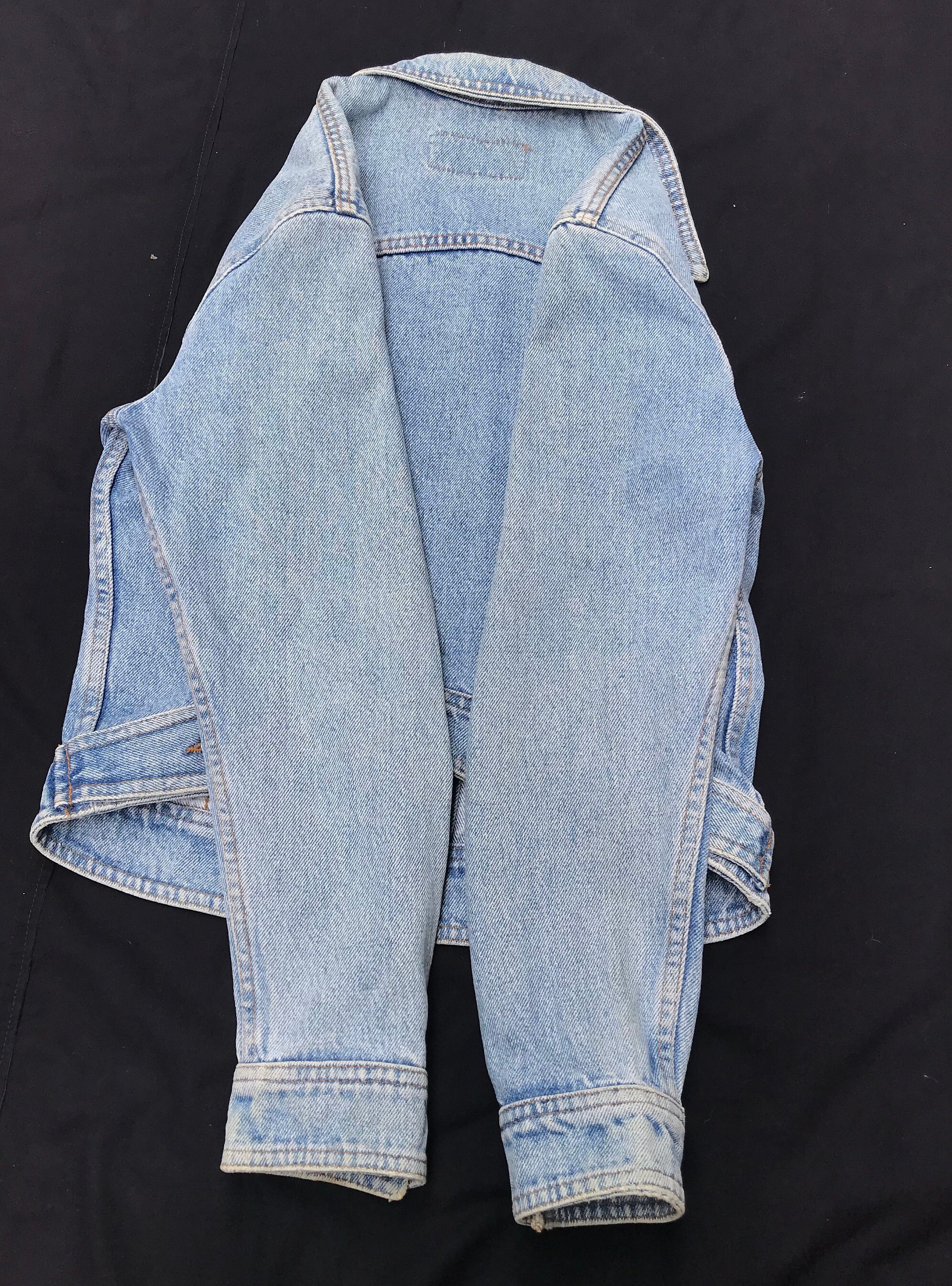 Chipie Washed Denim Trucker Jacket Medium - Etsy