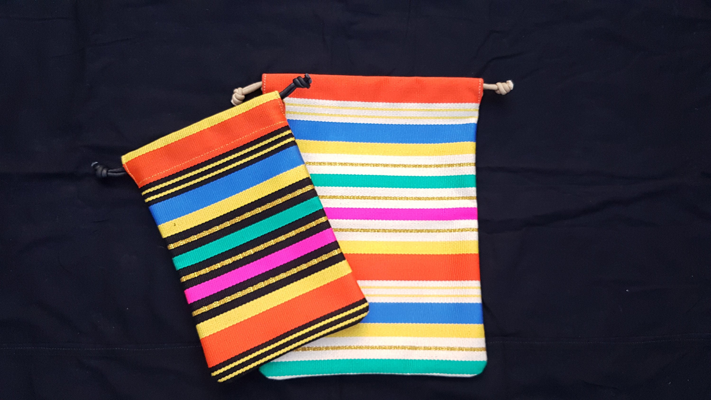 Jean Charles De Castelbajac Multi Color Stripe Drawstring Bags - Etsy