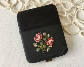 Petit Point Needlepoint Brass Easel Frame - Etsy