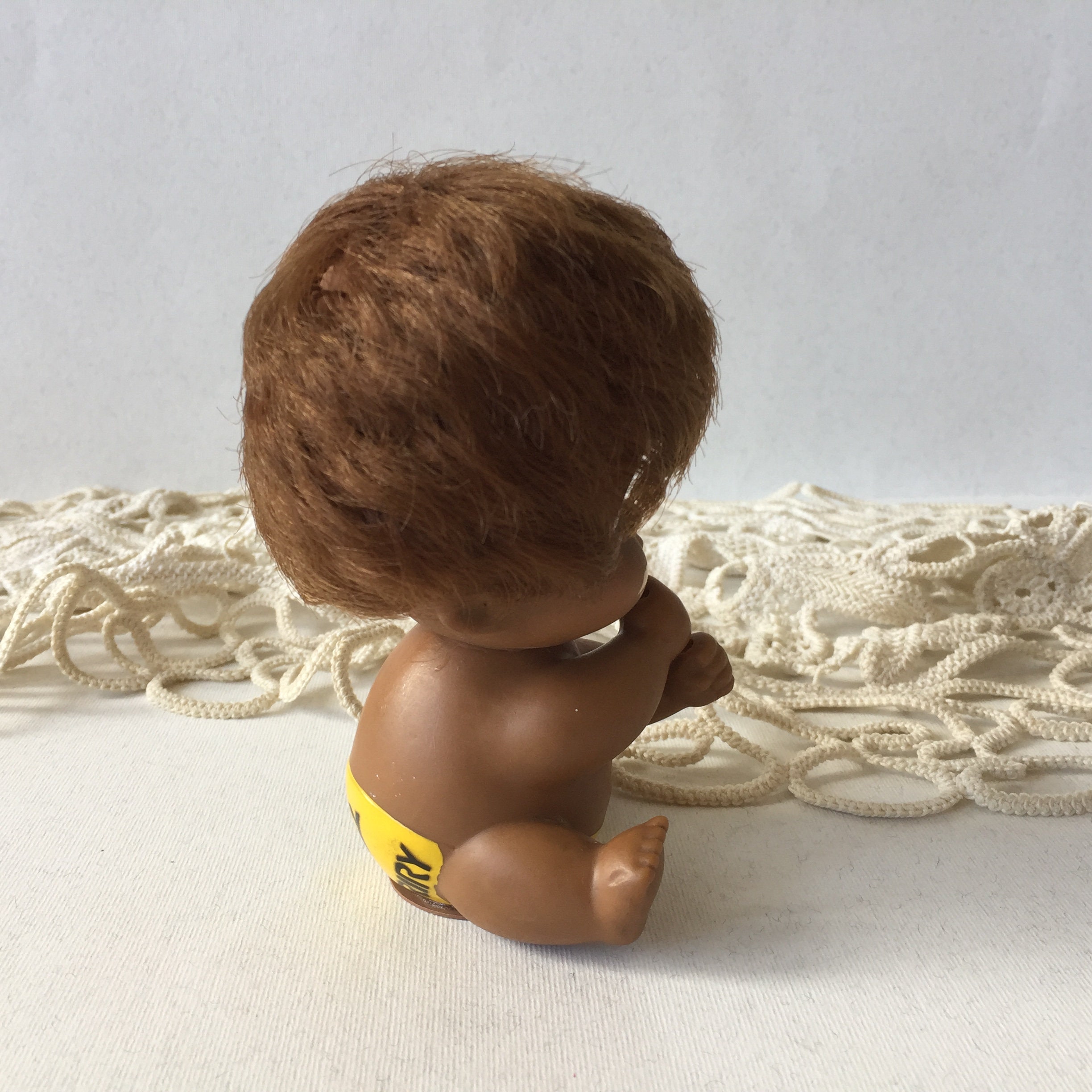 Vintage SHIBA #801 RIRI Rubber Toy Doll Big Eyes - Etsy
