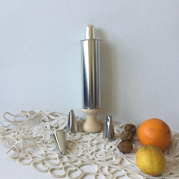 Tulumba Syringe Turkish Bosnian Serbian Metal & Wood Syringe | Etsy