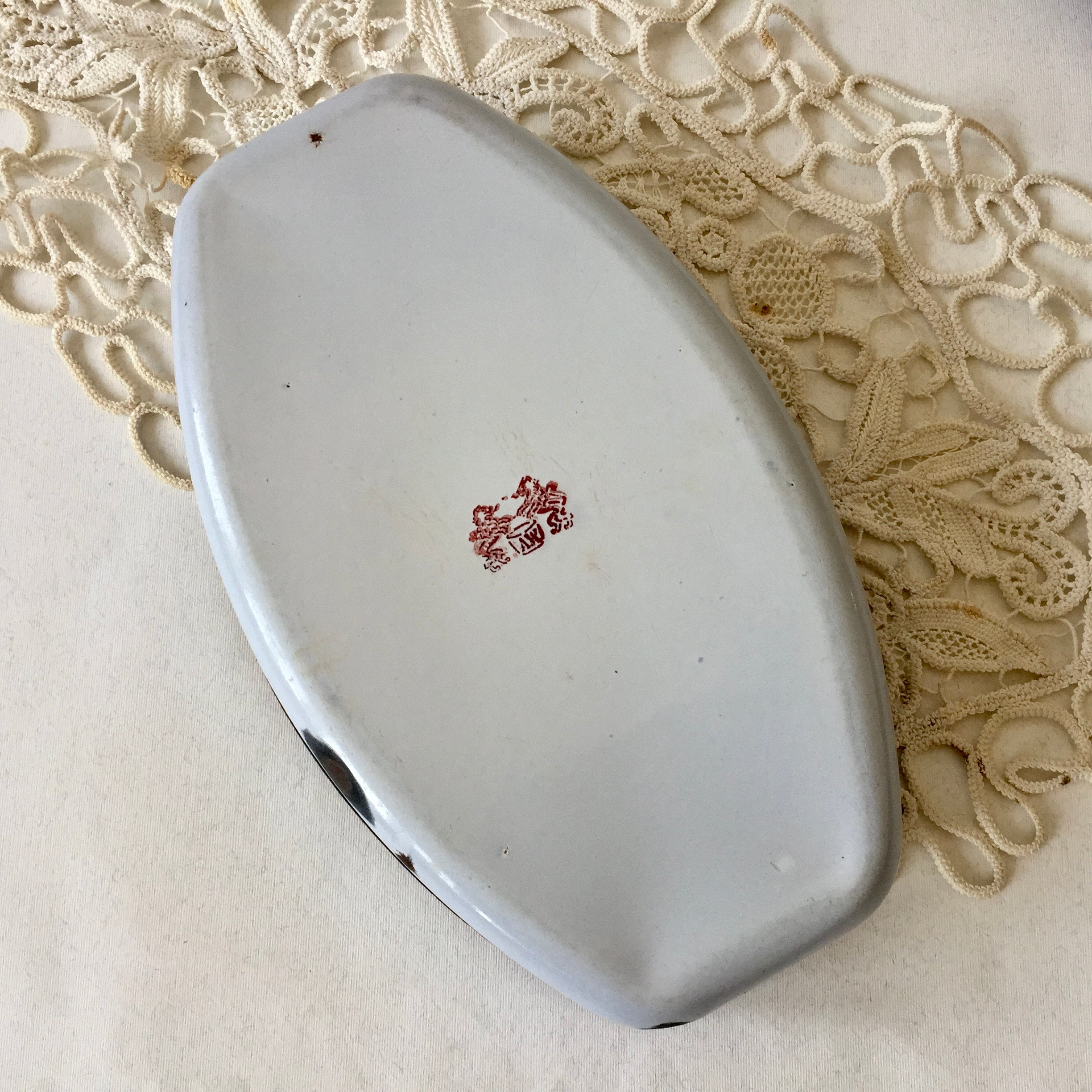 Vintage 1960s Emo Celje Ex Yugoslavia Enamel Bread Fruit Tray Dish ...
