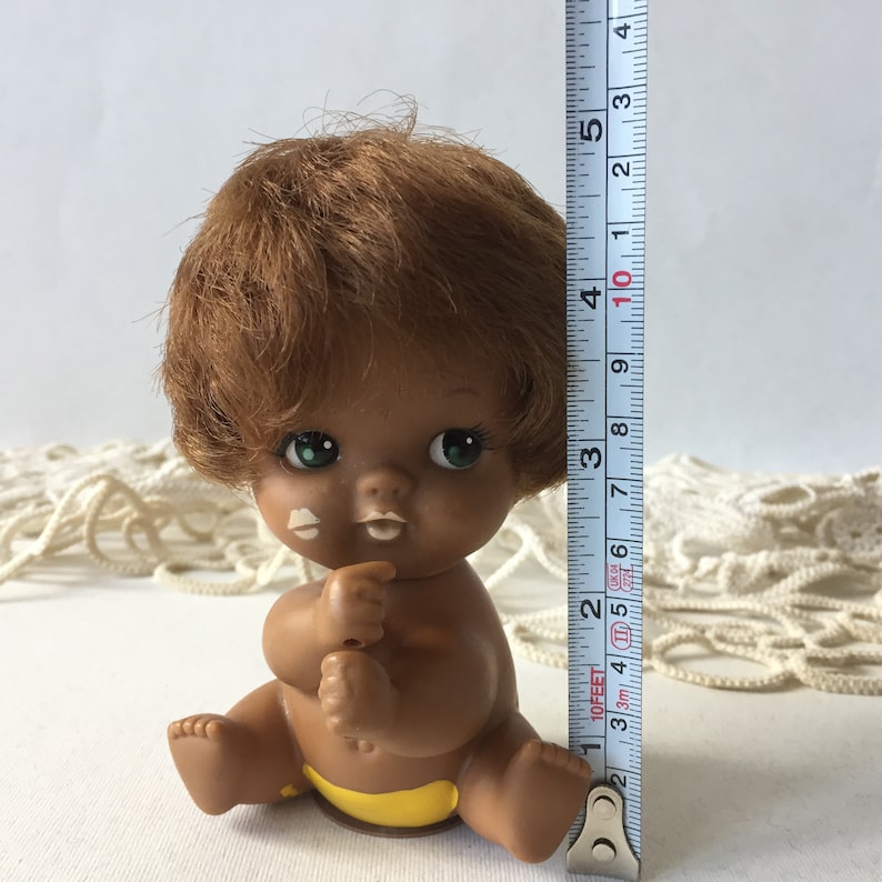 Vintage SHIBA #801 RIRI Rubber Toy Doll Big Eyes - Etsy