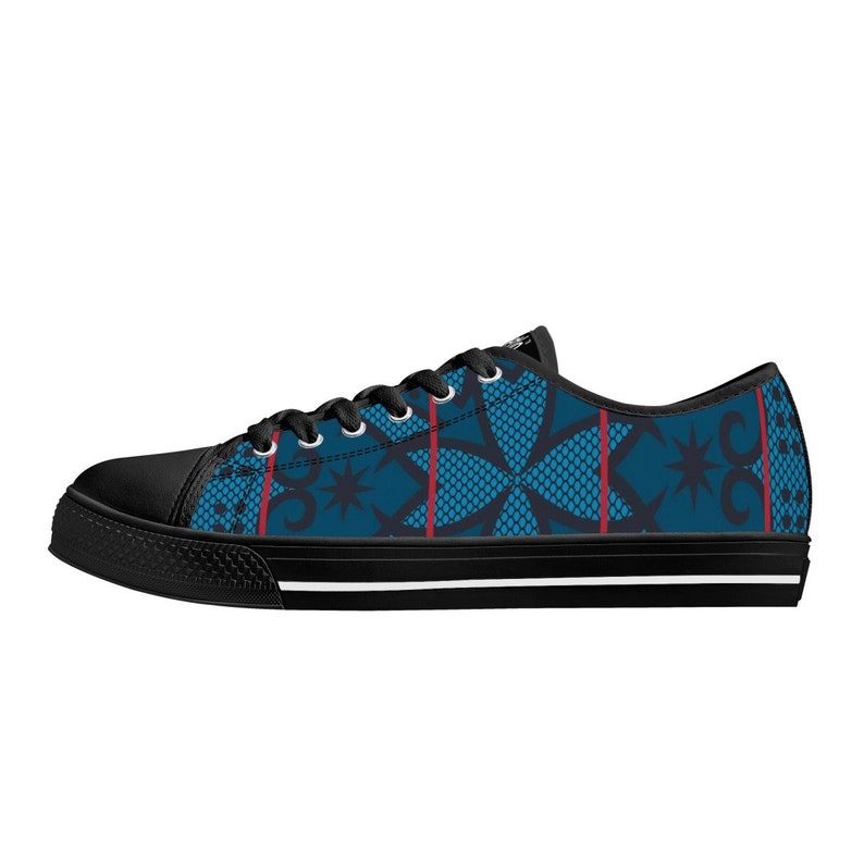 Moetlo™ X Basotho Heritage Blanket Low Tops Sneakers African Heritage ...