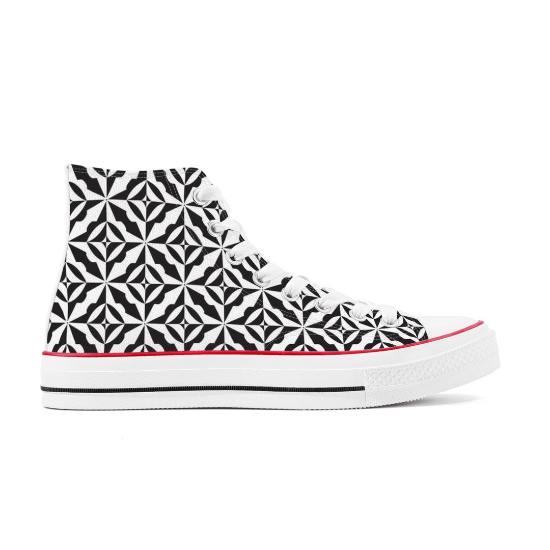 Litema High Tops Shoes Moetlo™ Apparel African Print Sneakers - Etsy ...