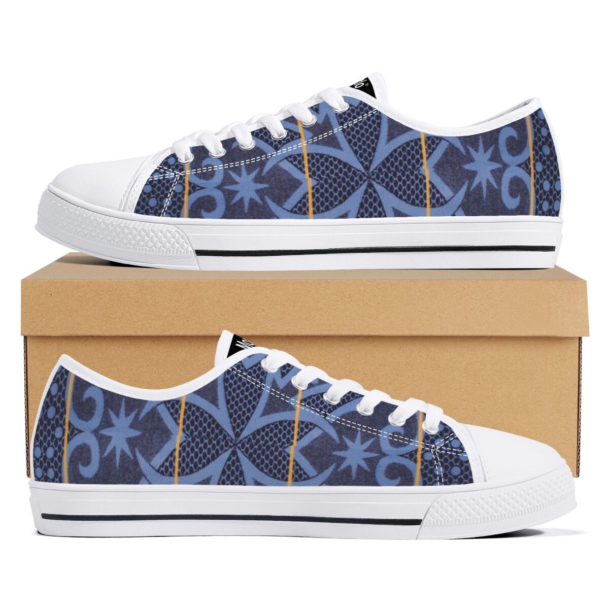 Moetlo™ X Basotho Heritage Blanket Seanamarena Low Tops Sneakers ...