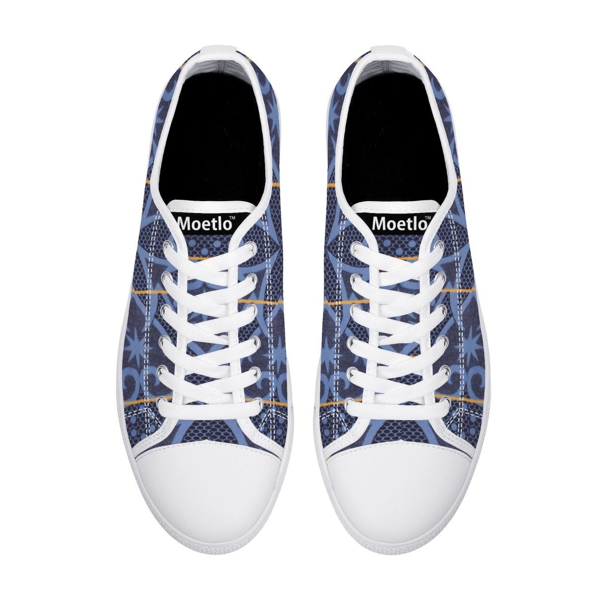 Moetlo™ X Basotho Heritage Blanket Seanamarena Low Tops Sneakers ...
