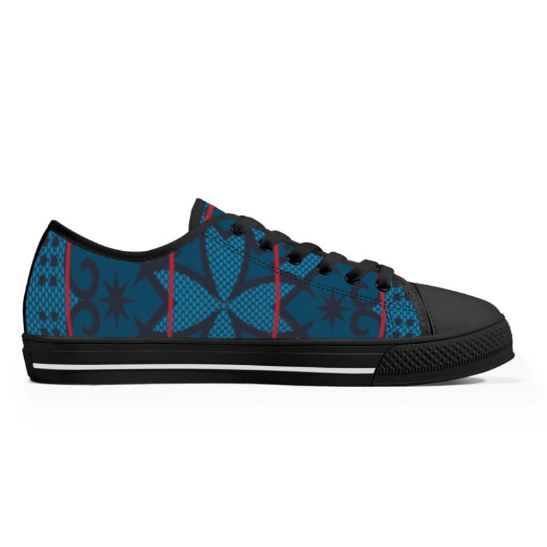 Moetlo™ X Basotho Heritage Blanket Low Tops Sneakers African Heritage ...