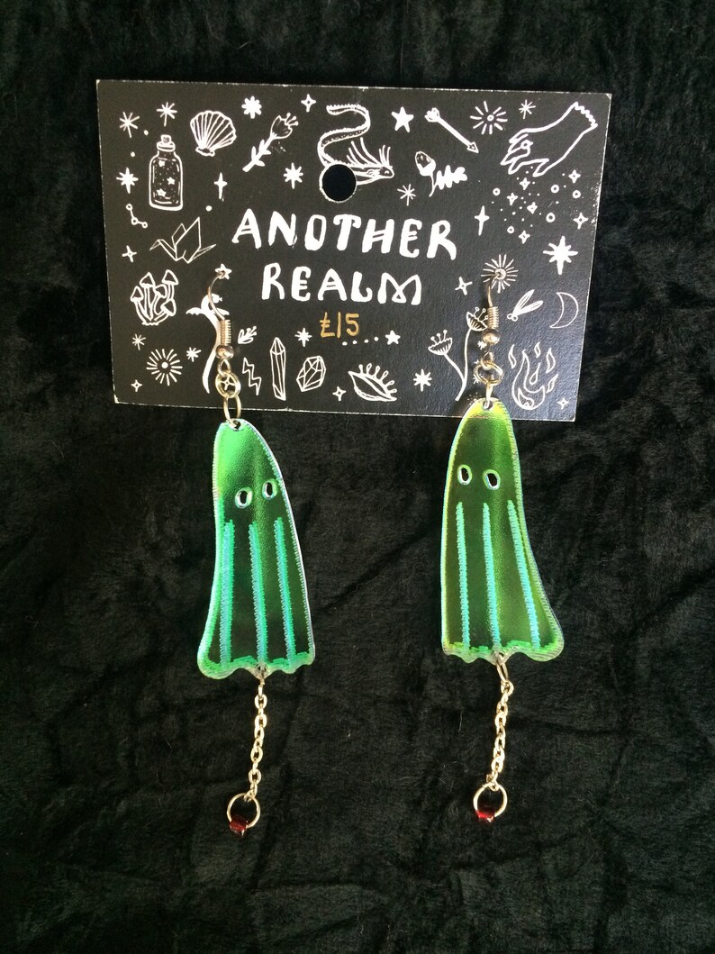 Ghost Tampon Earrings - Etsy