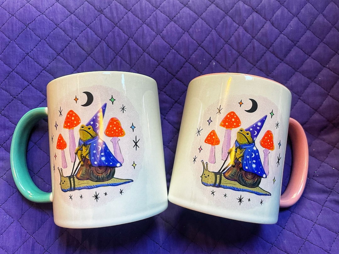 Frog Wizard Mug - Etsy UK