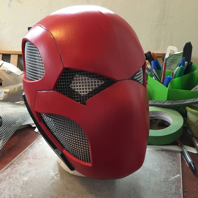 Red Hood Mask - Etsy