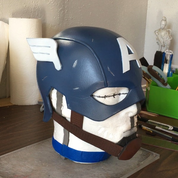 Captain America Helmet - Etsy