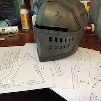 Knight Helmet No7 - DIY Printable EVA Foam Helmet Pattern for Cosplay ...