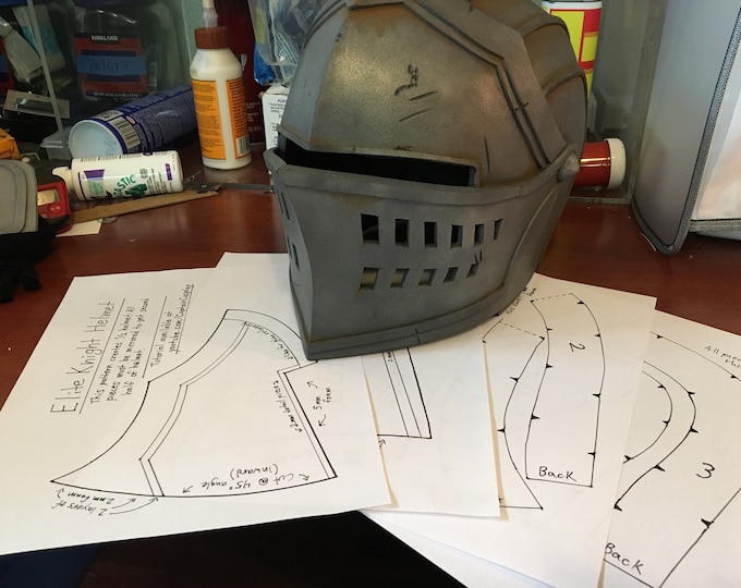 Elite Knight Helmet Pattern - Etsy