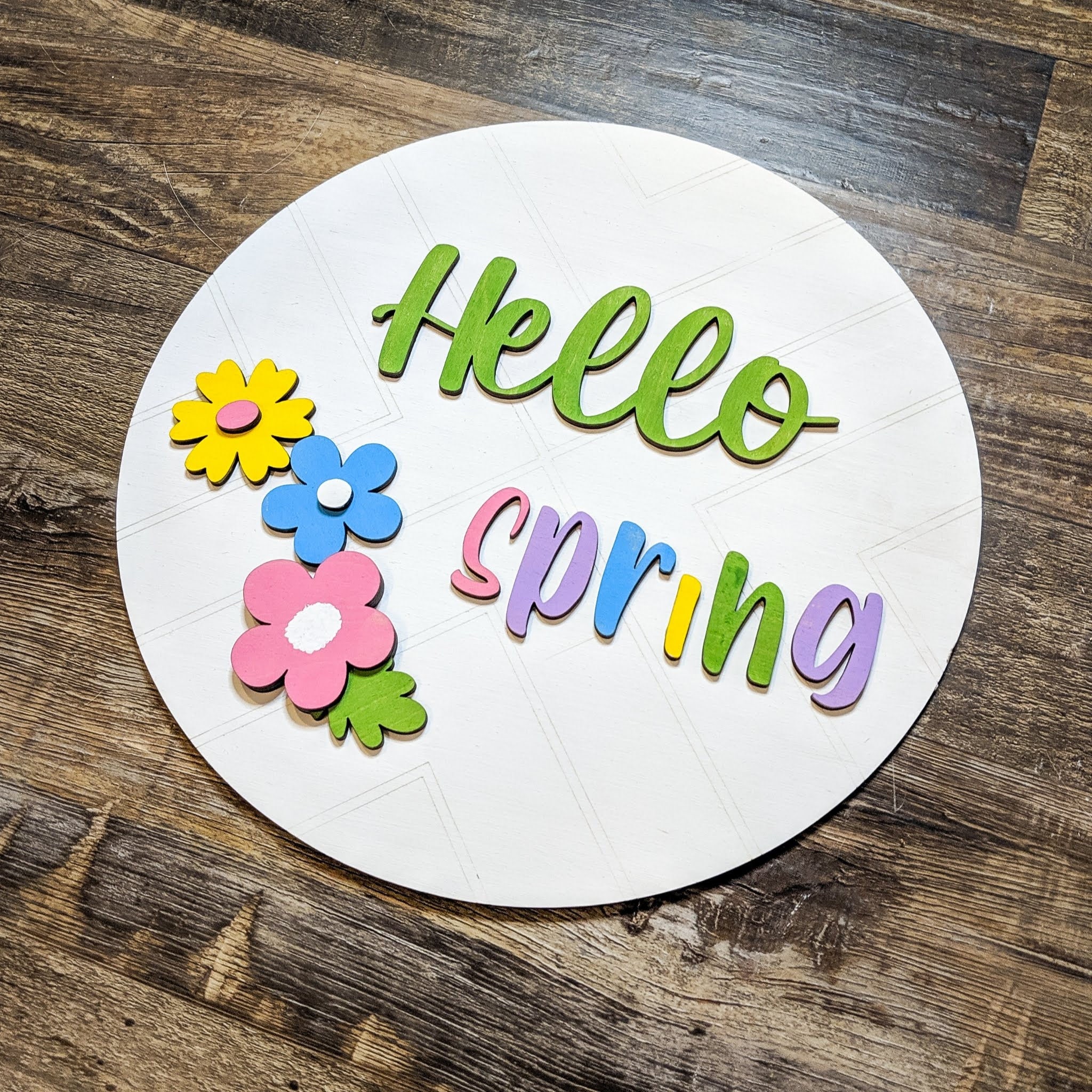 Craft Supplies & Tools Gift Girls Night Unfinished Home Decor Hello ...