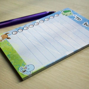 Pokemon Notepad "to Do" List - Etsy