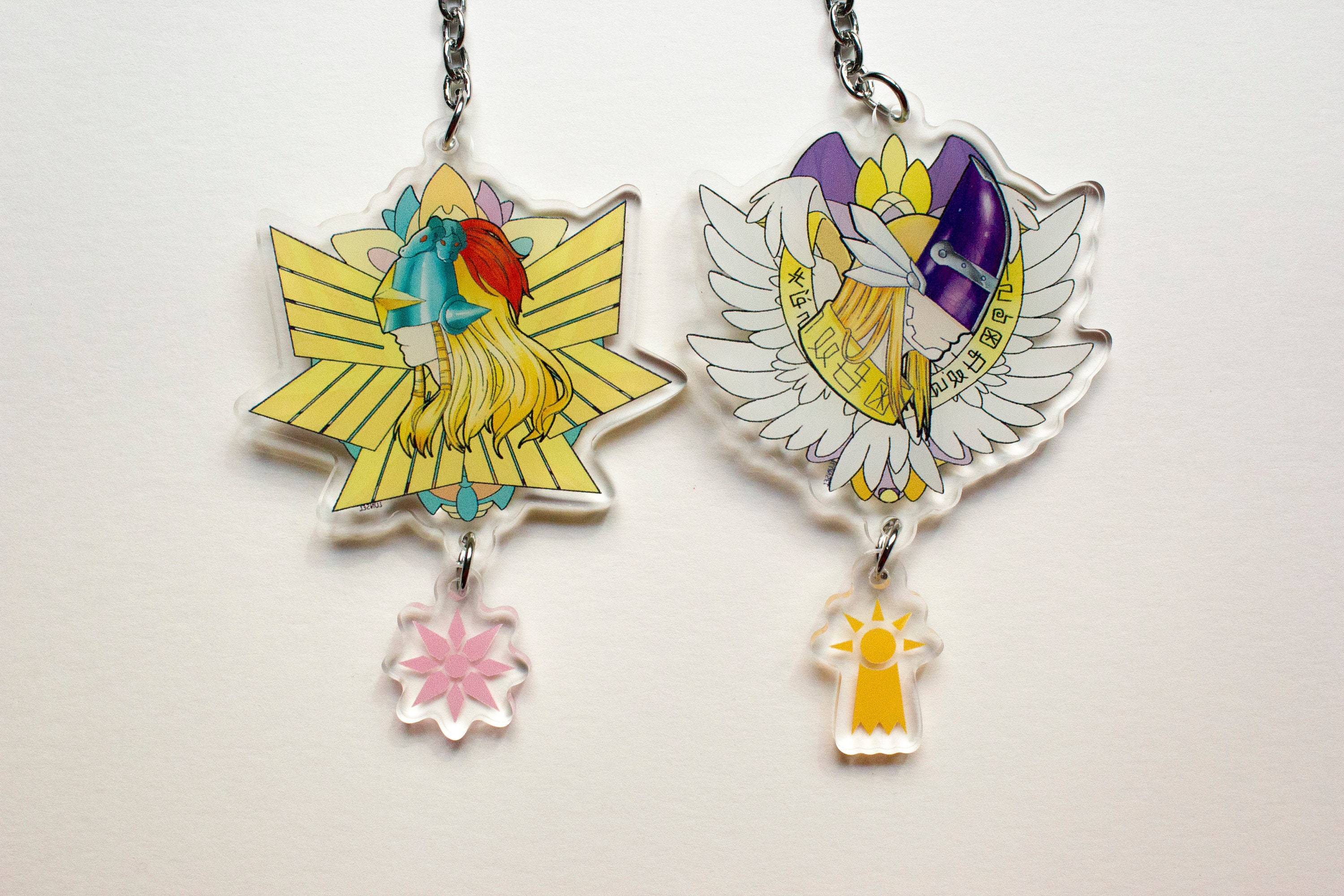 Digimon Keychain Angewomon Angemon Ophanimon Magnaangemon - Etsy