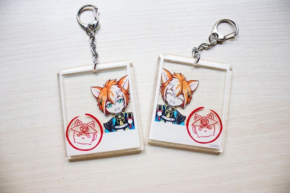 Gorou Polaroid Genshin Impact Keychain - Etsy