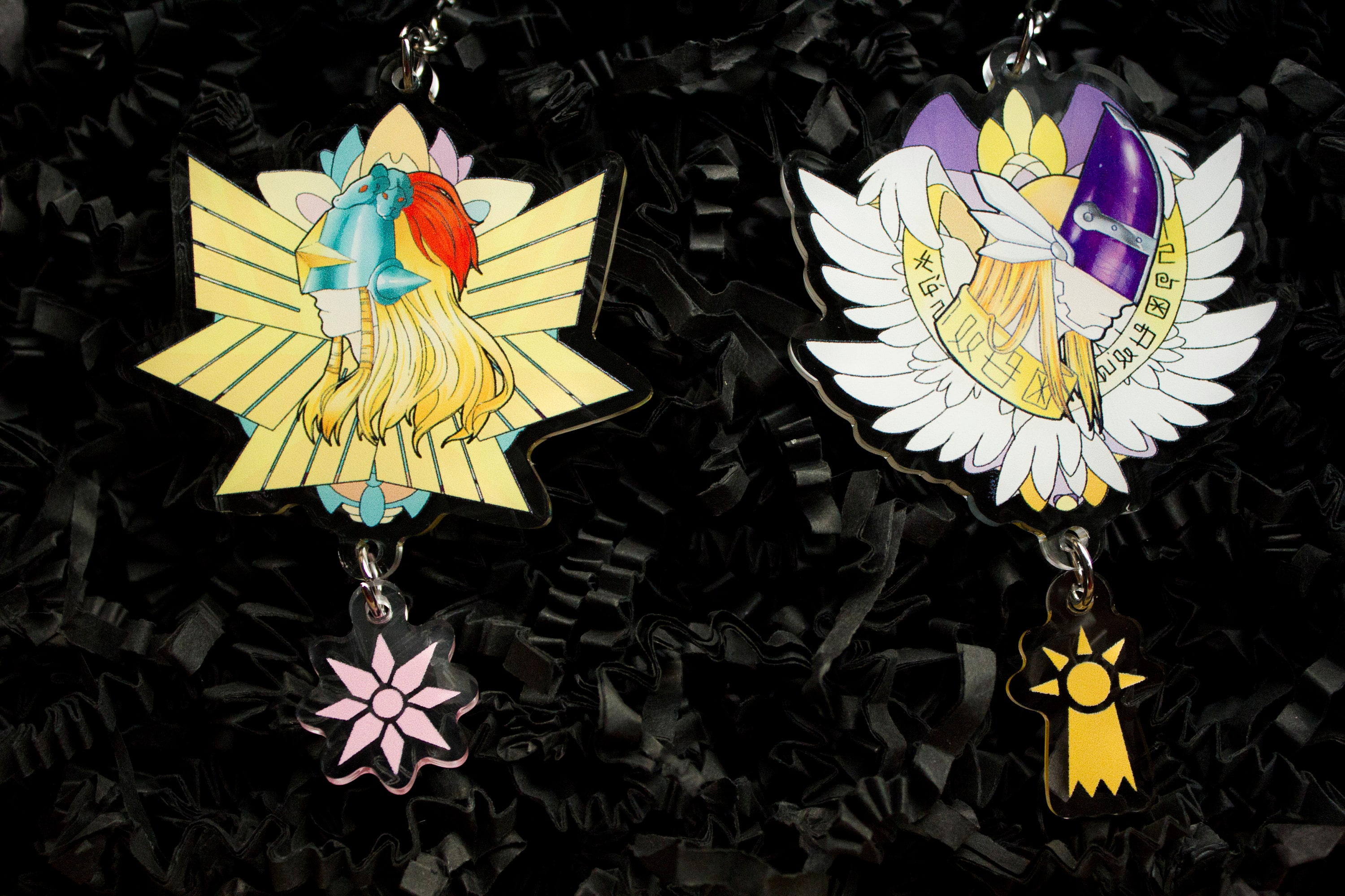 Digimon Keychain Angewomon Angemon Ophanimon Magnaangemon | Etsy