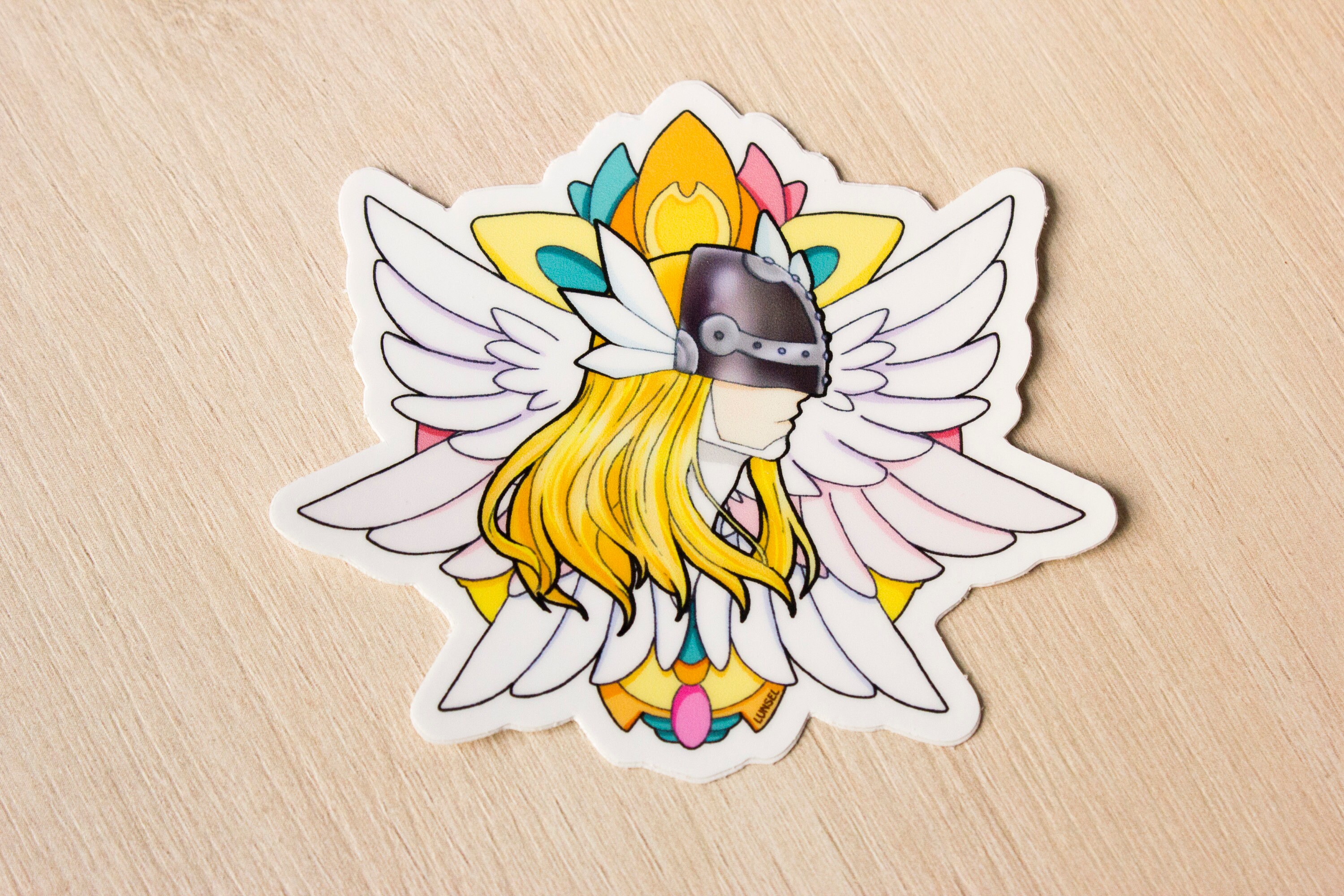 Angewomon Vinyl Sticker | Etsy