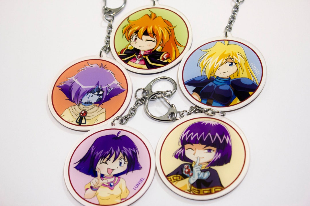 Slayers Keychain Anime Reena Gaudi Zelgadiss Xellos - Etsy