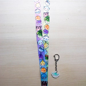 Cute Slimes Genshin Impact Landyard With Charm - Etsy