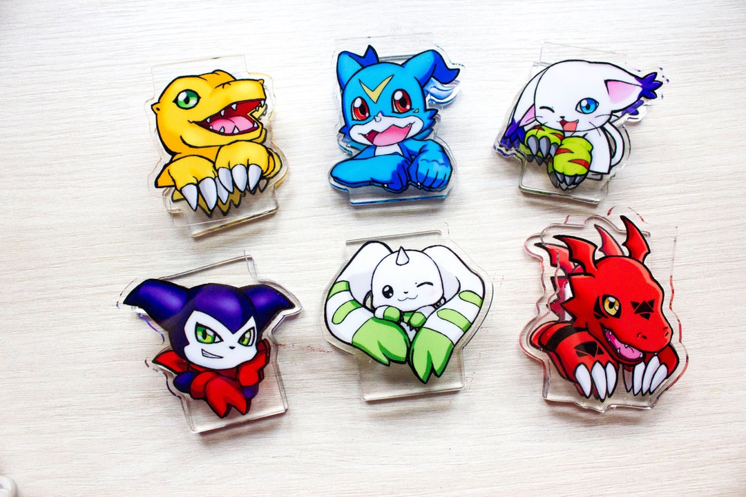 Digimon Paper Note Clips Acrylic - Etsy
