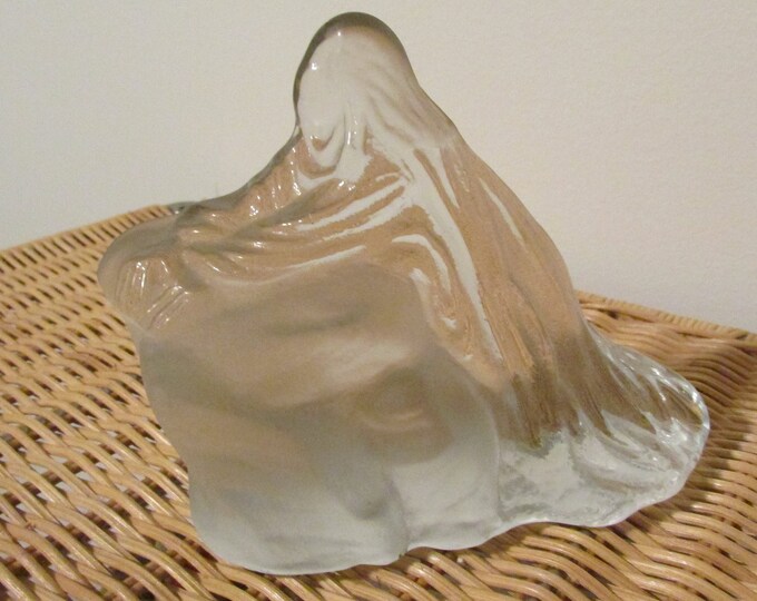 Vintage Viking Hand Made Jesus at the Rock, Praying, Viking Glass ...