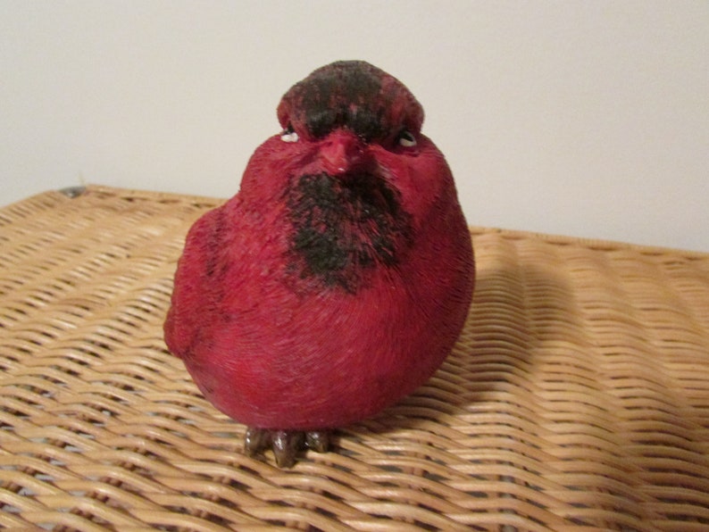 Life Size Fat Cardinal Bird. Life Size Red Dird Patio Decor - Etsy